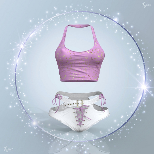 Second Life Marketplace Larax Shorts Outfit Stars